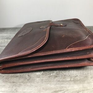 Orvis | Bags | Orvis Bullhide Leather Briefcase School Portfolio ...